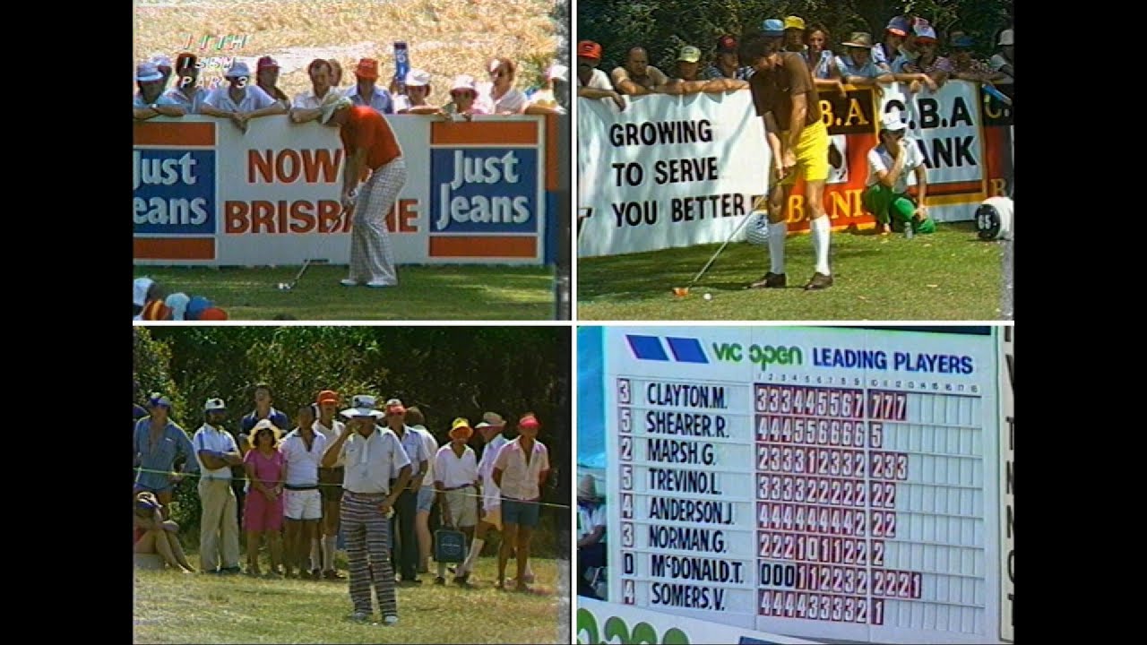 Television broadcast of final round of 1982 Victoria Golf Open from ...