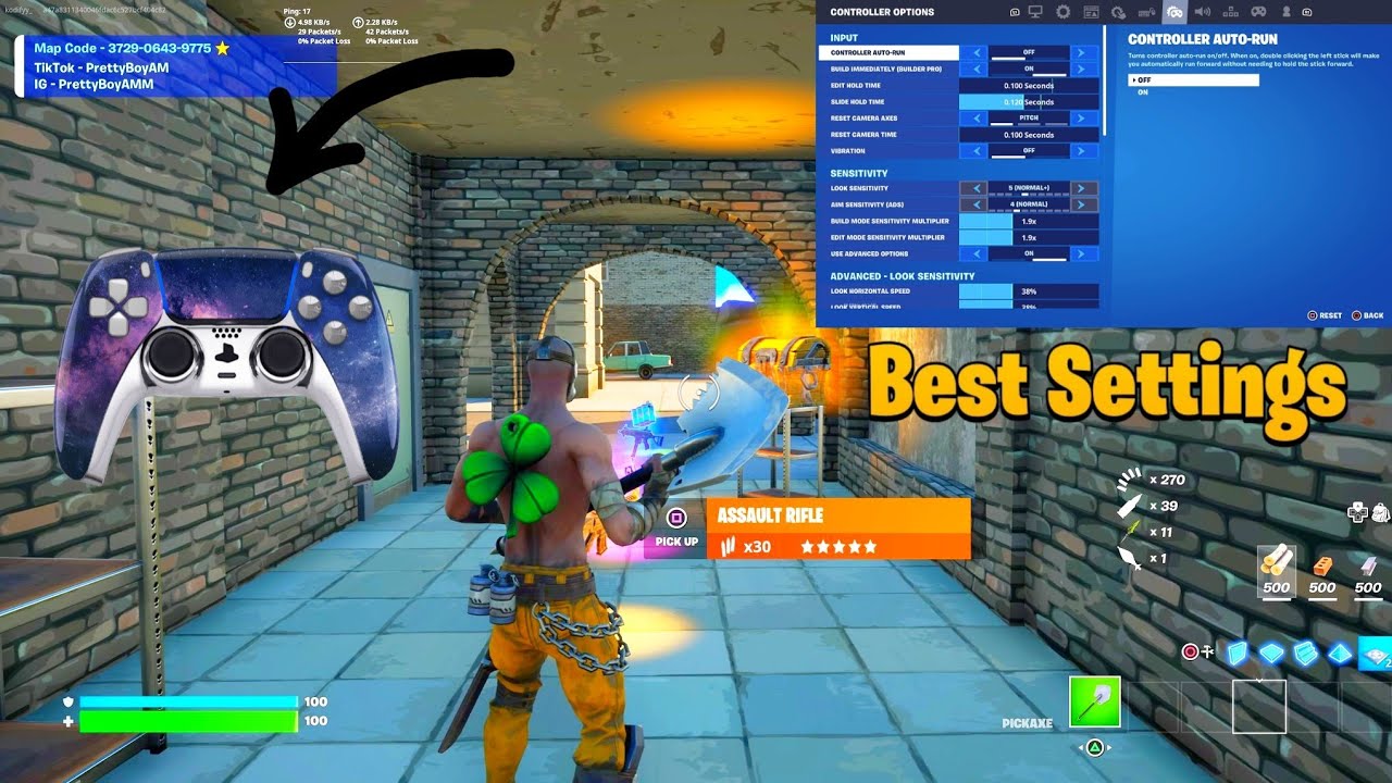 Smooth PS5 Player 🤤 + BEST Controller Settings For Fortnite! - YouTube
