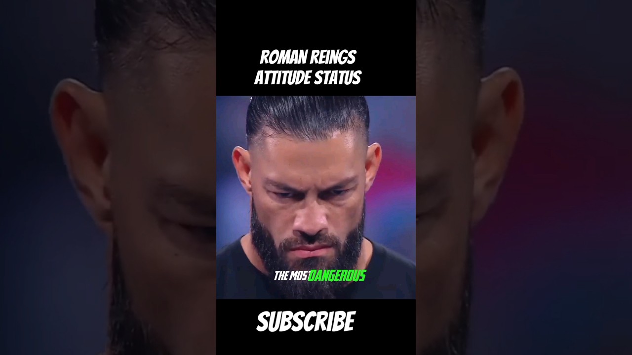 Roman Reigns Attitude Status🥵🥵🔥||4k status||#shorts #wwe #romanreigns ...