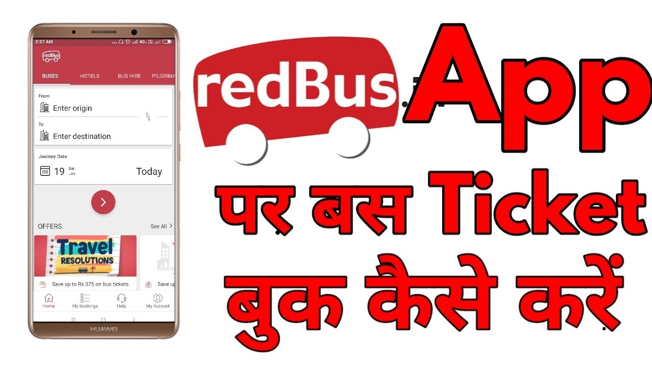 Full details Redbus app | redbus app par bus ticket kese book kare ...