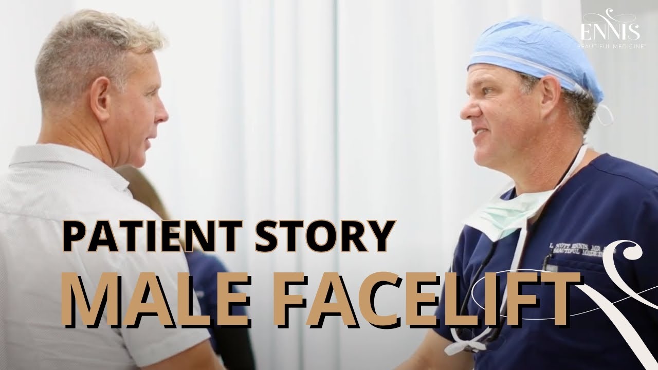 Male Deep Plane Facelift Patient Story at Ennis Plastic Surgery - YouTube