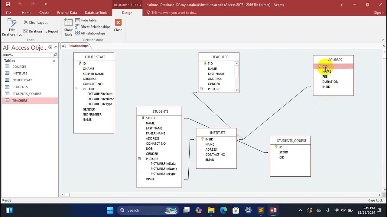 CREATE TABLES IN ACCESS - YouTube