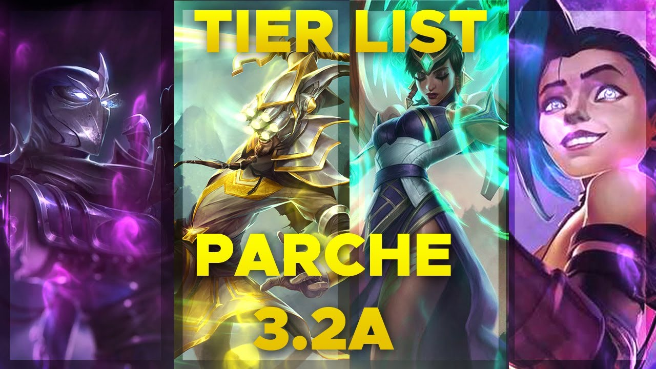 TIER LIST WILD RIFT PARCHE 3.2A, LOS MEJORES CAMPEONES DEL META 😱 | LOL ...