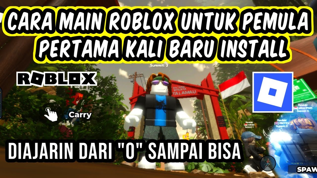 Cara Main Roblox untuk Pemula pertama kali baru install - Tutorial ...