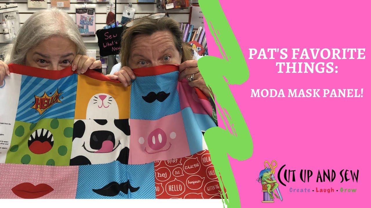 Moda Face Mask Panel - Pat's Favorite Things - YouTube