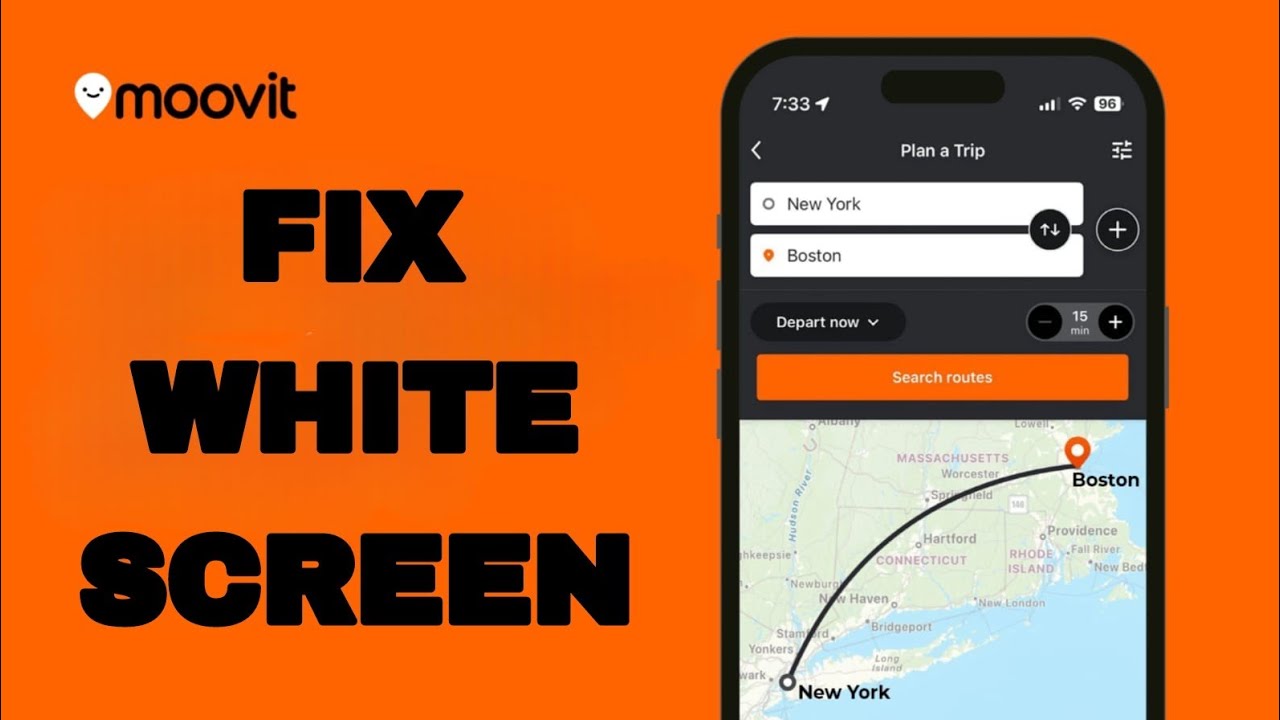 How To Fix And Solve White Screen On Moovit App | Easy Fix - YouTube