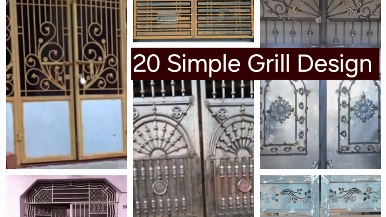 Simple Grill Designs. | 20 Simple Grill Design #trending - YouTube