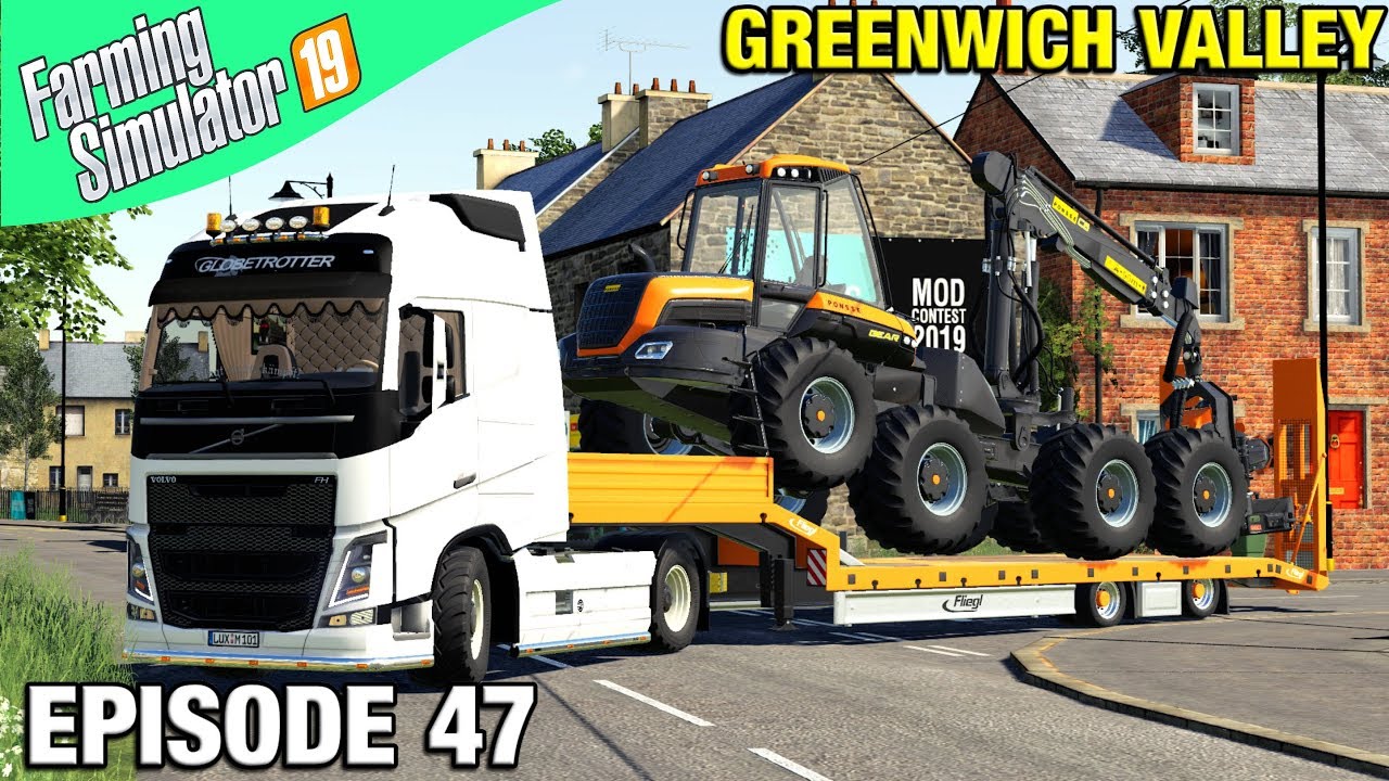 TRYING A NEW FORESTRY MACHINE Farming Simulator 19 Timelapse ...