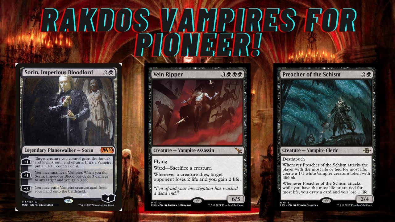 This Deck Broke the Pro Tour - Rakdos Vampires for Pioneer! - YouTube