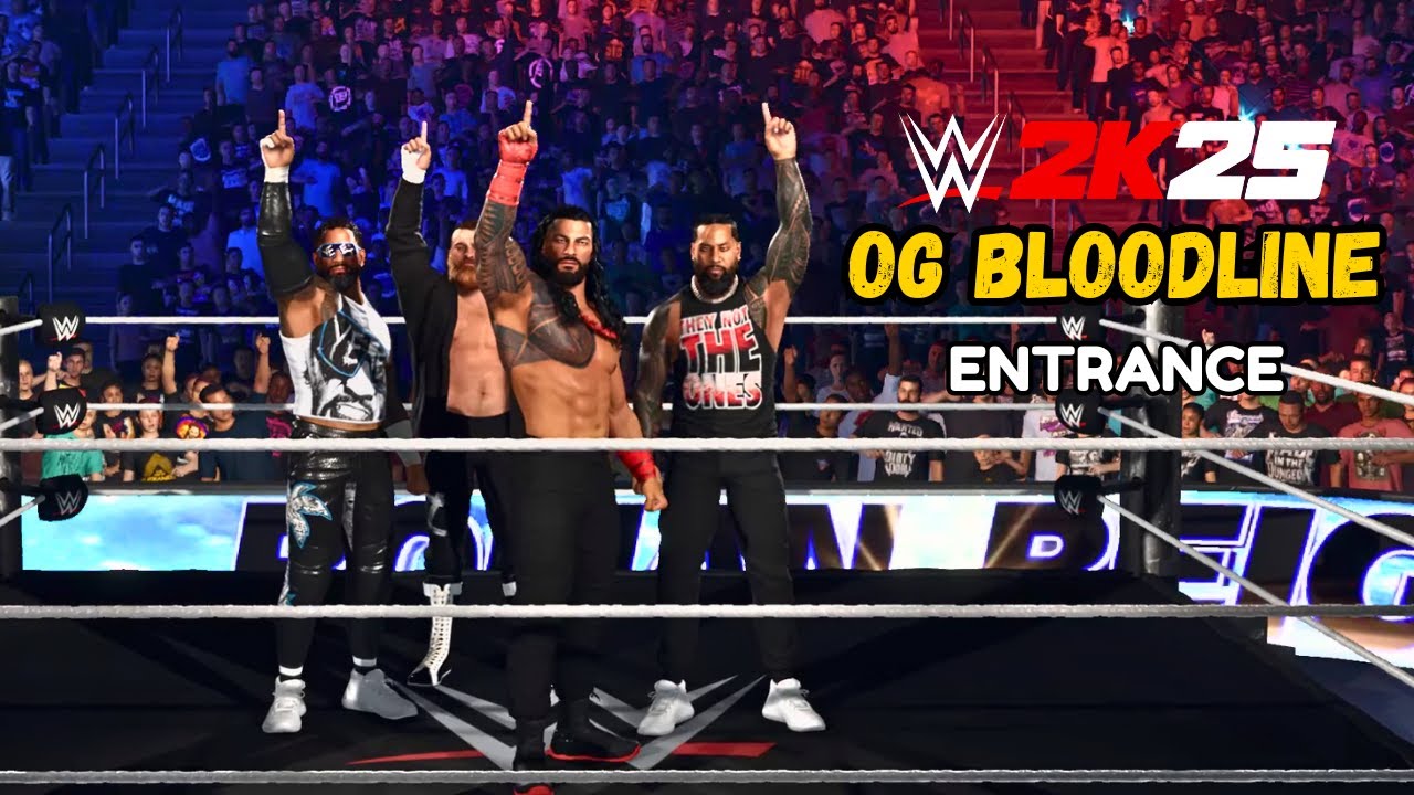 WWE 2K25 Entrances - OG Bloodline Entrance - YouTube