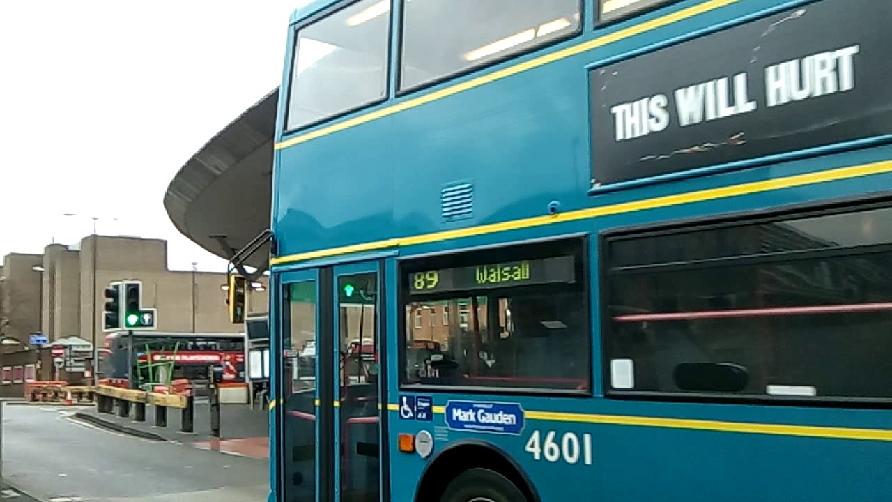 Alx400 nxwm bus route 89 Walsall fleet number 4601 - YouTube