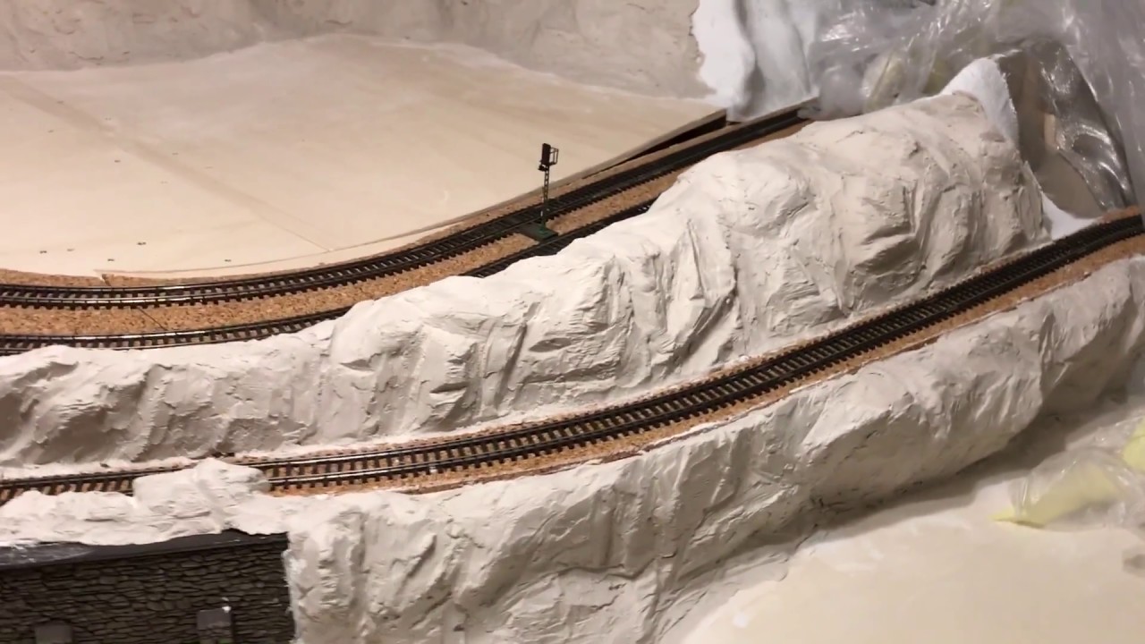 Märklin Modelleisenbahn Landschaftsbau - YouTube
