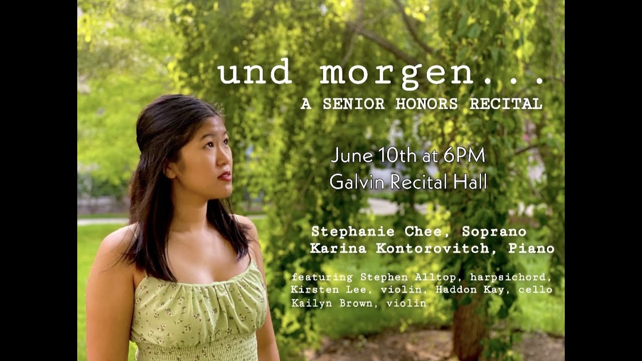 Stephanie Chee's Senior Voice Recital - YouTube