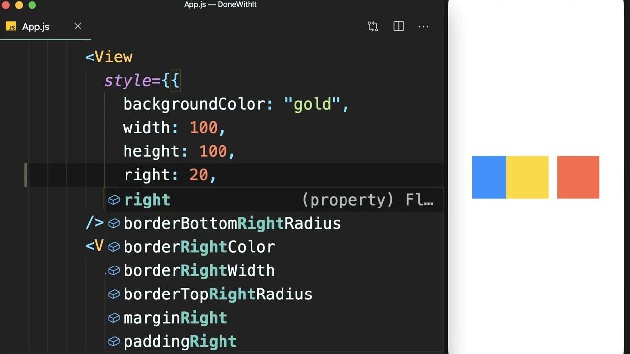 React Native | Fundamentals #31 - Absolute and relative positioning [By Mosh Hamedani] - YouTube
