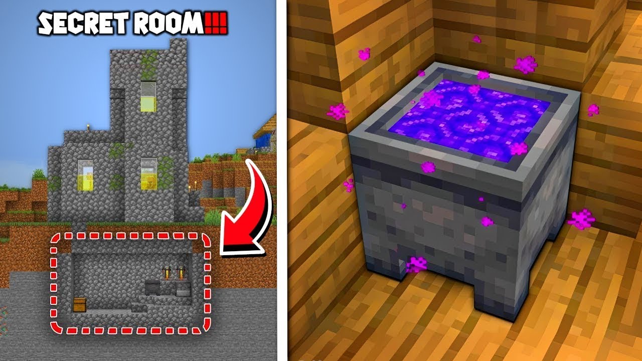 I Found Minecraft's Rarest Secret Rooms - YouTube