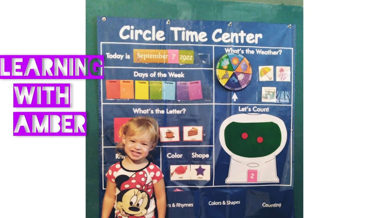Learning with Amber- At home Circle time! - YouTube