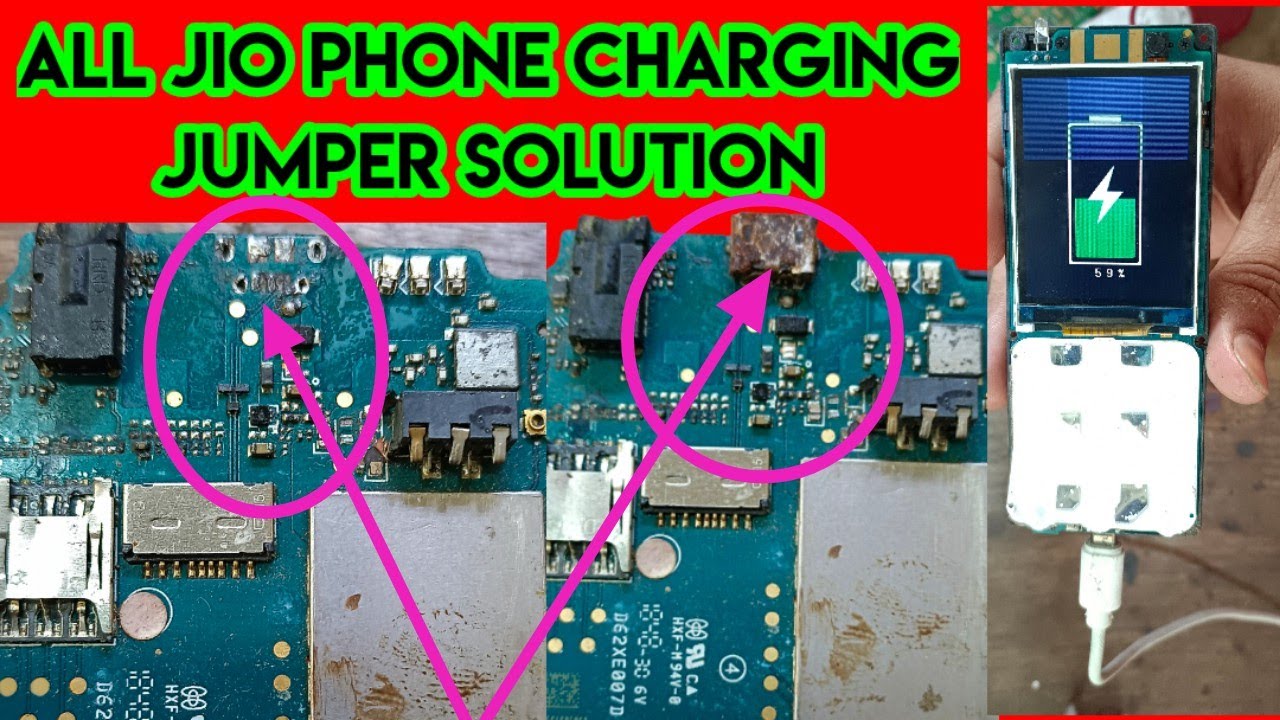Jio Phone charging solution | Jio F320 charging problem | jio f90m ...