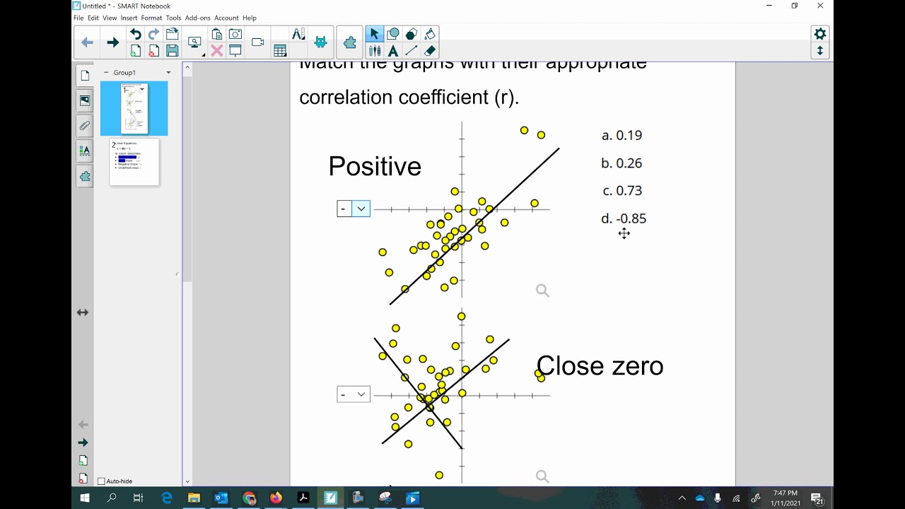 Scatterplot Matching with Lin Corr r - YouTube