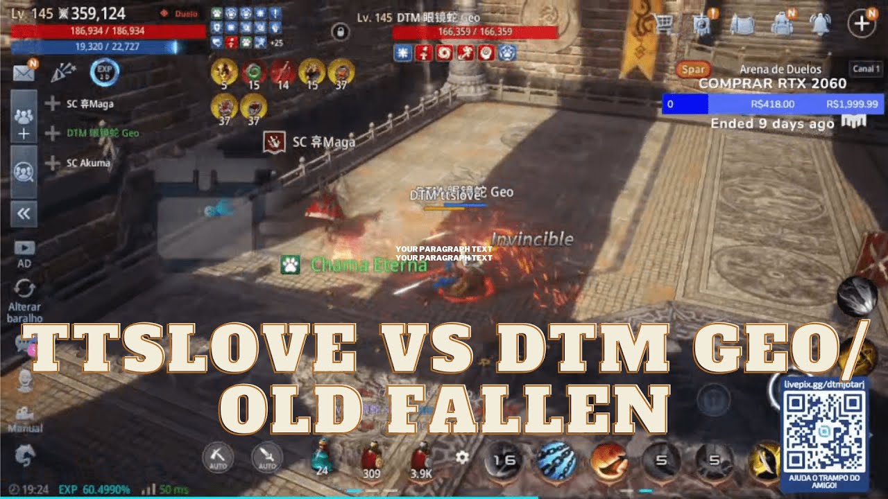 MIR4 FALLEN? DTM GEO VS TTSLOVE! #mir4 #mir4global #DTMalliance - YouTube