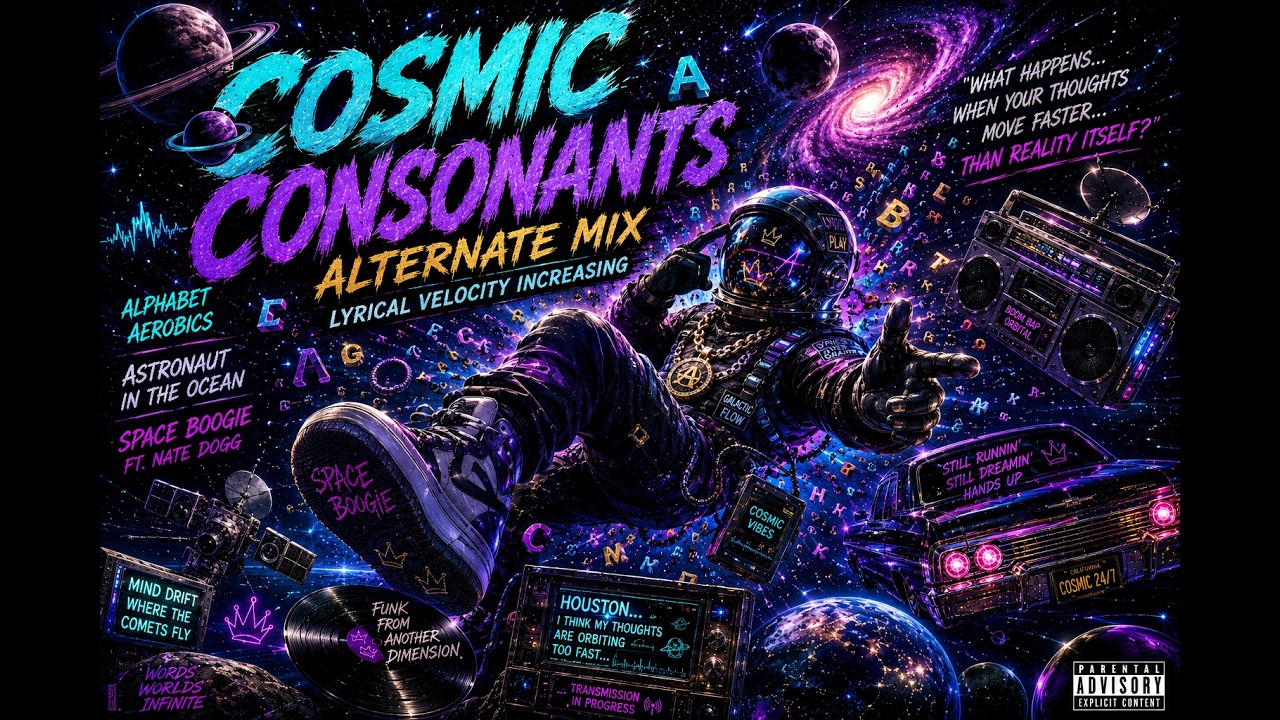 COSMIC CONSONANTS (ALTERNATE MIX) 🚀🌌 | HYPERSPACE RAP MELTDOWN | MUSIC ...
