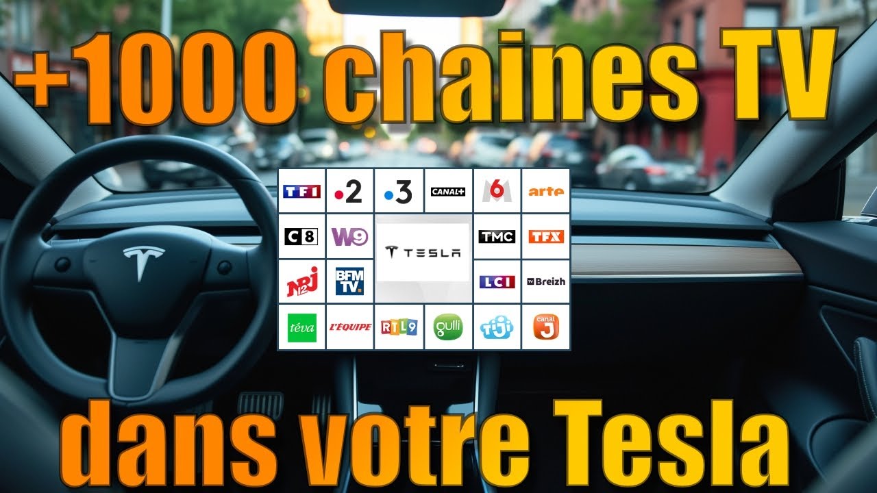 Regardez toutes les chaines TV en plein écran sur votre TESLA - YouTube