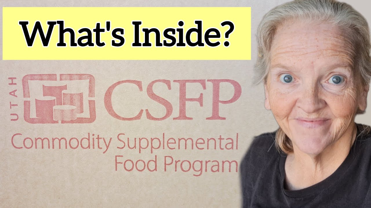 What Food Comes in A Senior Commodities Box? Unboxing Two Boxes - Does ...
