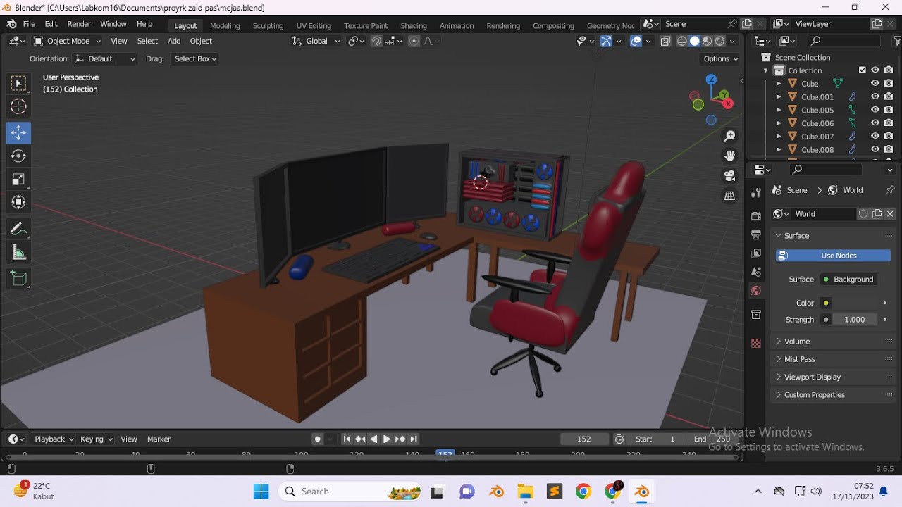 Cara Membuat komputer di Blender 3D - YouTube