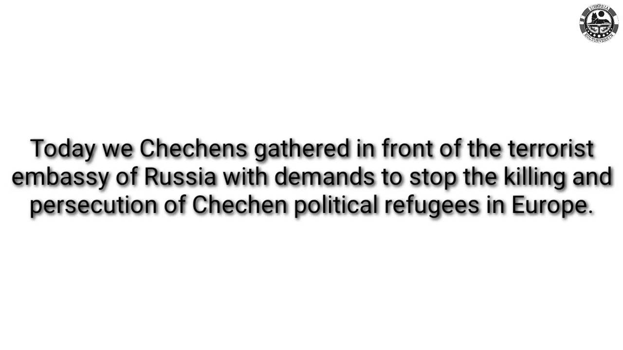 Rally in front of the Russian embassy in Vienna - YouTube