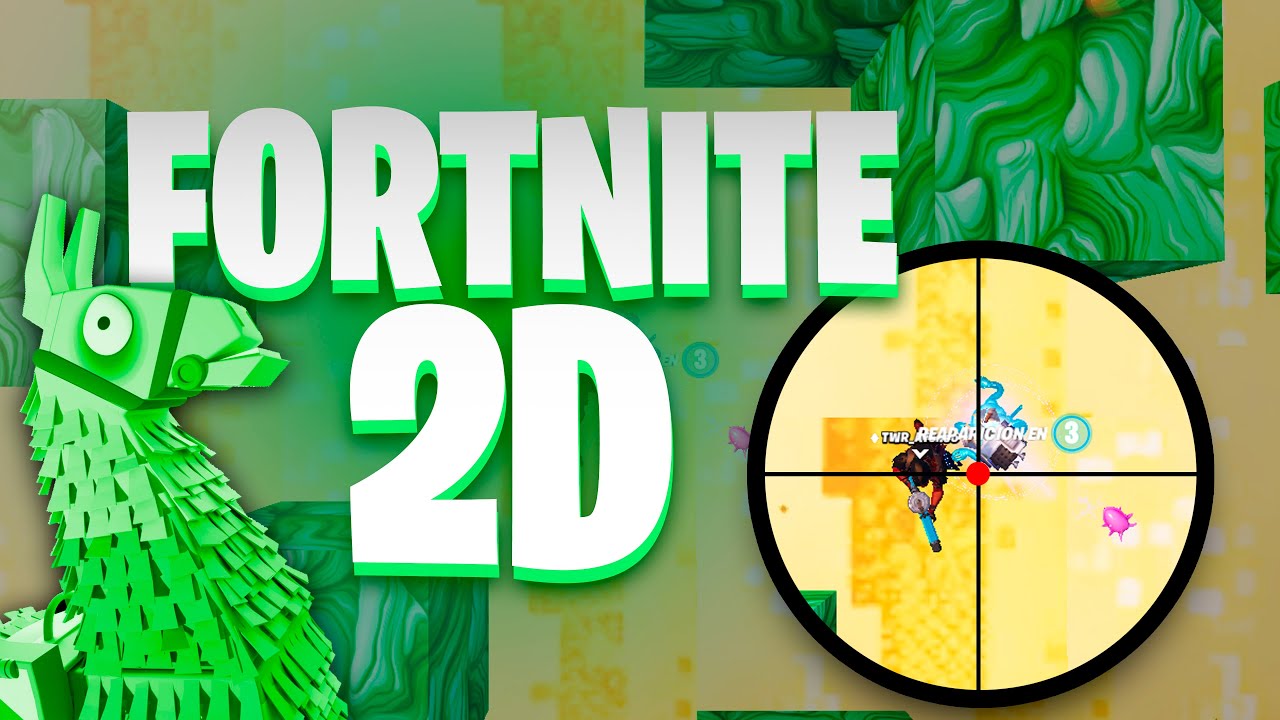 ¿FORTNITE EN 2D? 😯 - YouTube