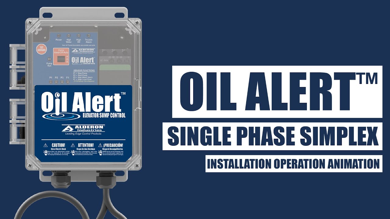 Oil Alert Single Phase Simplex - Installation Operation Animation - YouTube