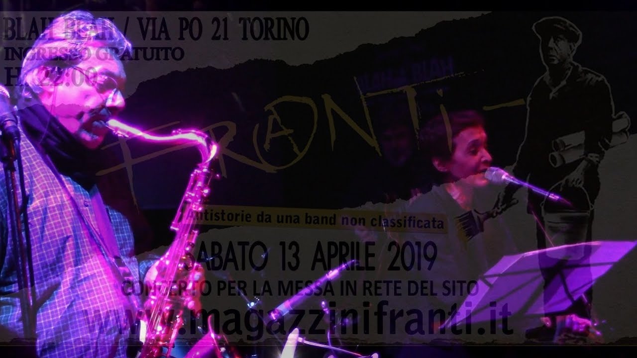 FRANTI (Una favola Indipendente) Live @ Blah Blah, Torino 2019 - YouTube