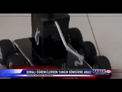 Soma MYO'dan yangın önleme robotu