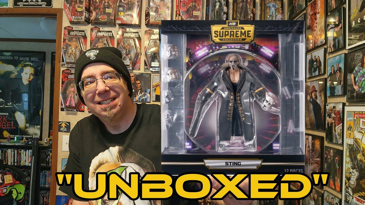 "UNBOXED" AEW Unrivaled Supreme STING (Walmart Exclusive) - YouTube