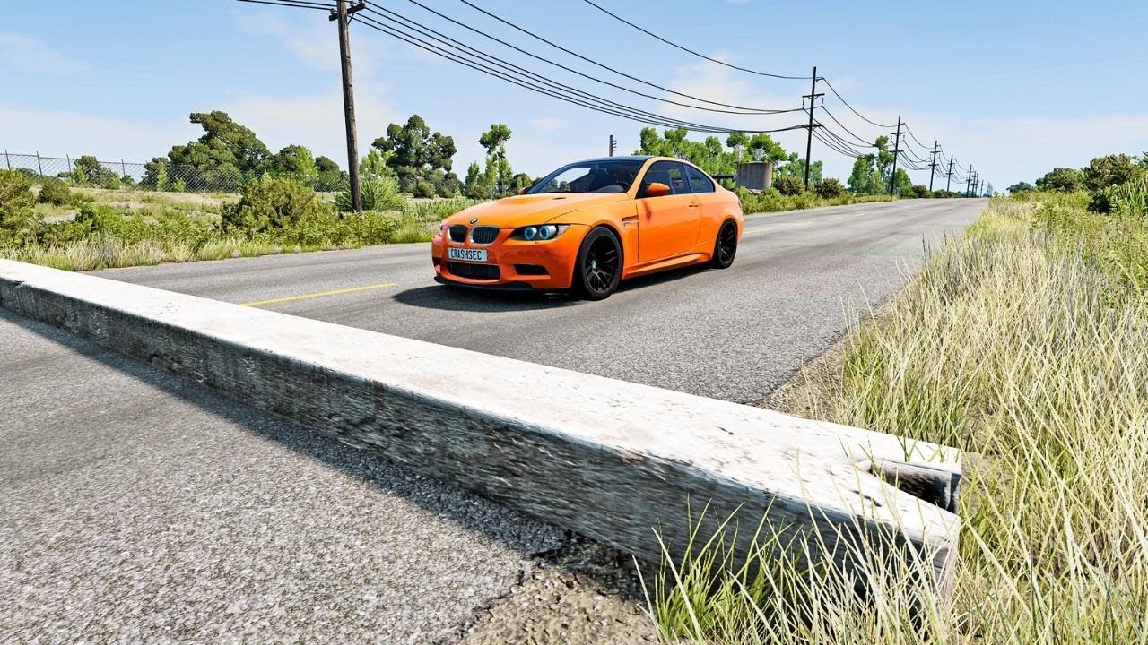 Cars VS Ledge - BeamNG.Drive - YouTube