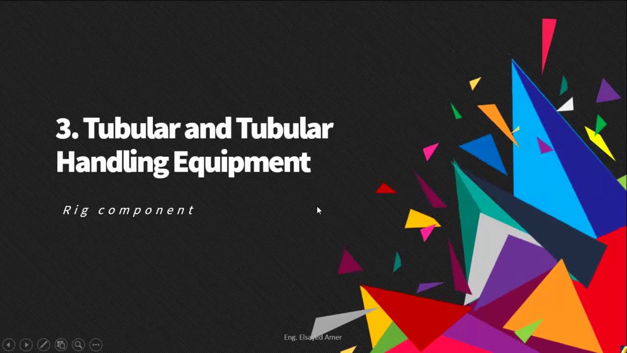 3 Tubular handling equipment - YouTube