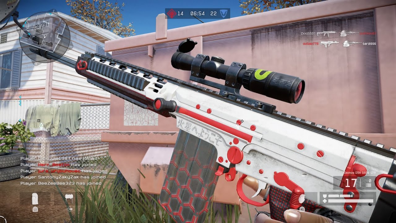 Warface - Deimos DSA SA58 SPR - Team Deathmatch - Trailer Park - YouTube