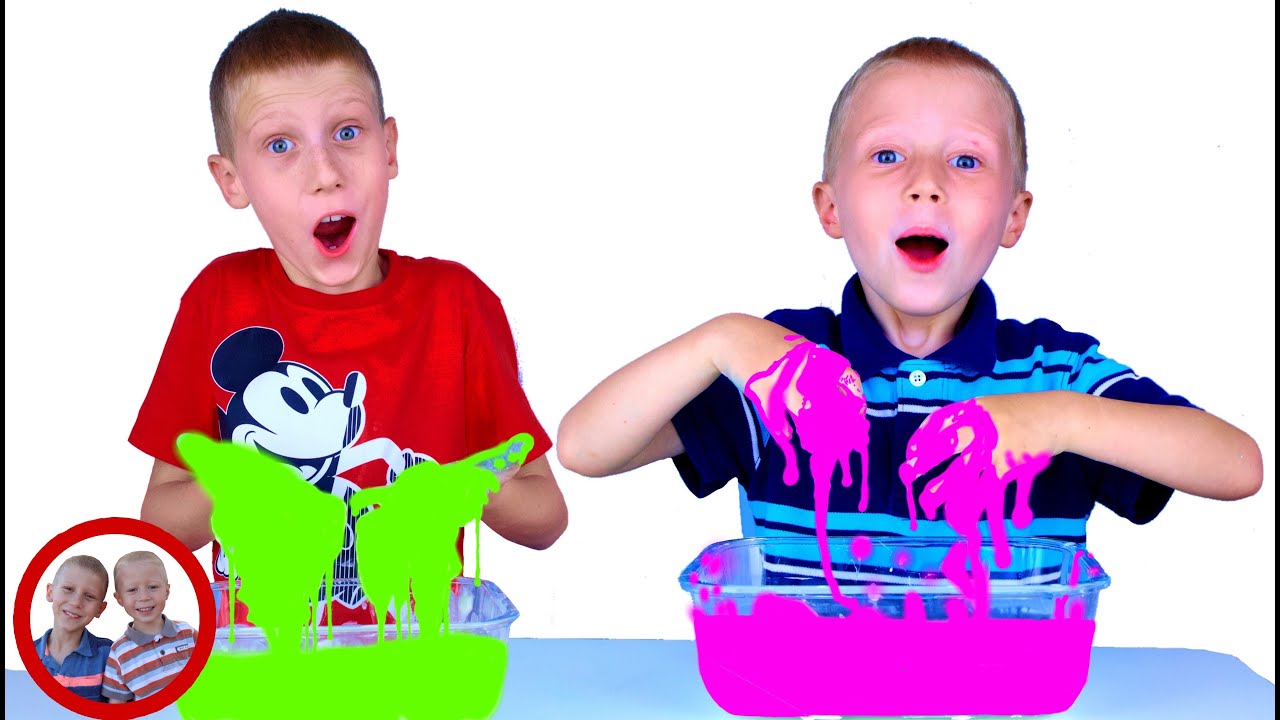 Cornstarch slime experiment with Mike and Jake to do at home| DIY ...