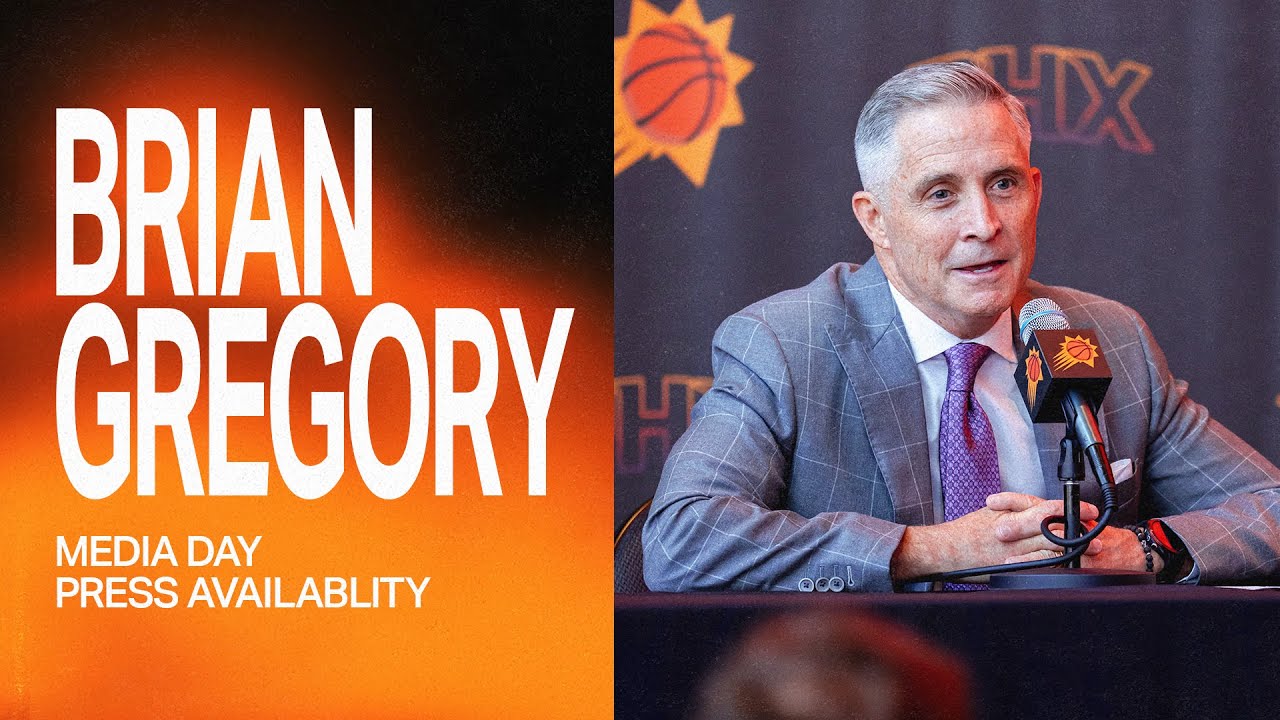 Brian Gregory Media Day Press Availability | Phoenix Suns - YouTube