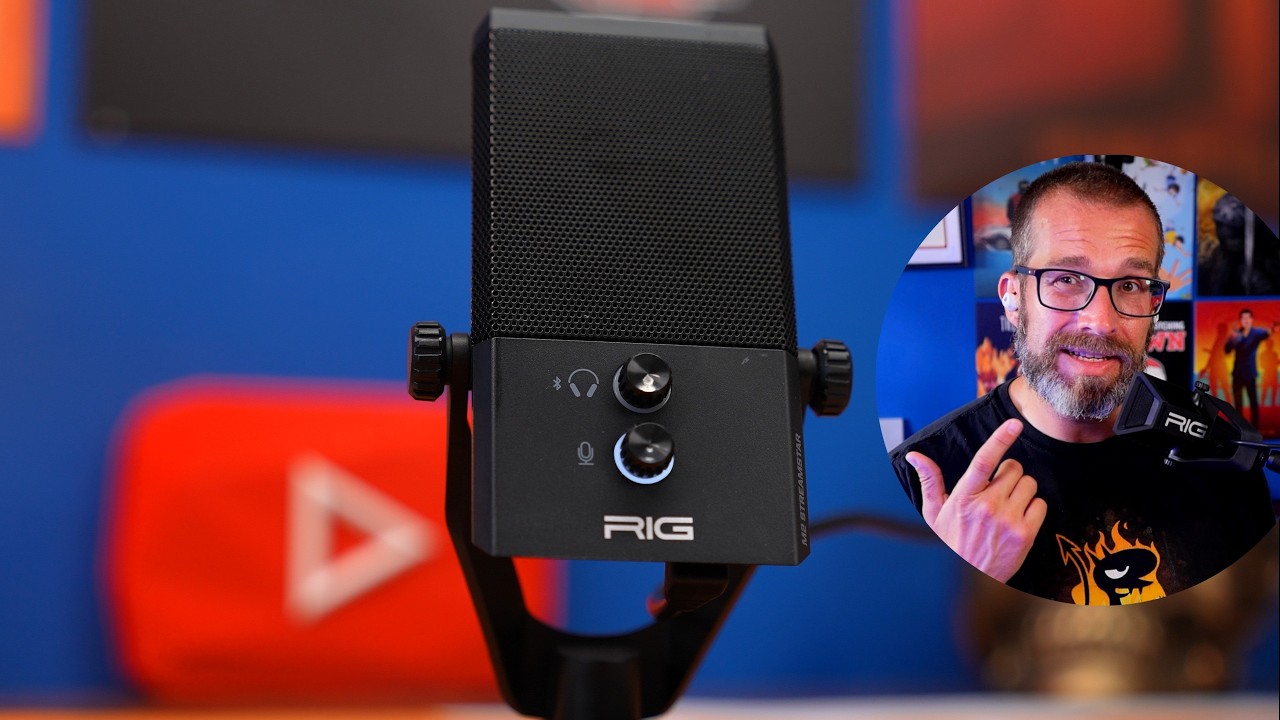 Nacon Rig M2 Pro HD mic review and sound test - YouTube