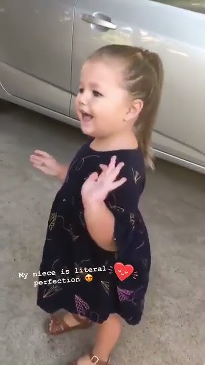 Kinsley Raina saying have a good day to everyone. - YouTube