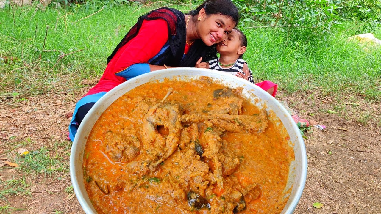 QUAIL GRAVY | Village Style Kaadai Gravy | Cooking Angry Birds Gravy ...