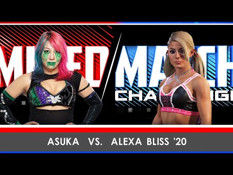 WWE FEMALE MATCH - ASUKA VS ALEXA BLISS