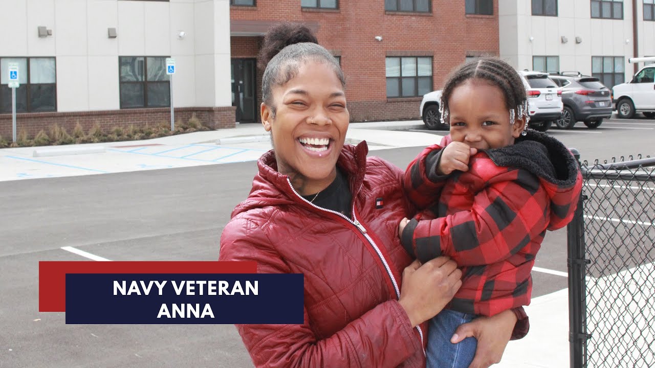Meet Navy veteran Anna: Proctor Place's first resident! - YouTube