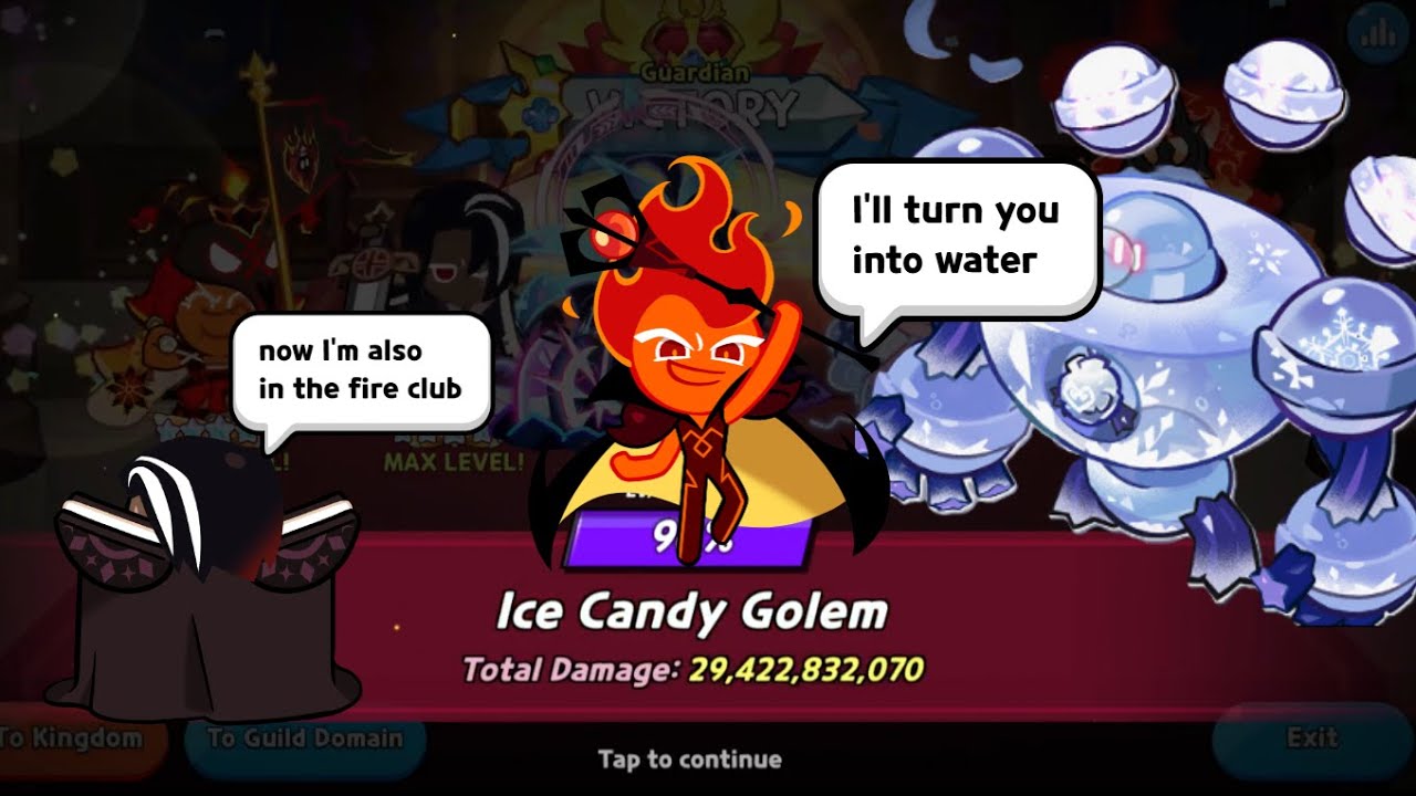 Guild Siege Frozen Hearts || 29B+ DMG Ice Candy Golem Guardian - YouTube