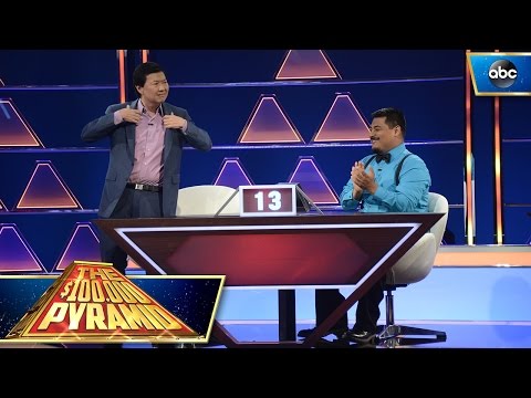 Ken Jeong Wins Justin Bieber Round - $100,000 Pyramid