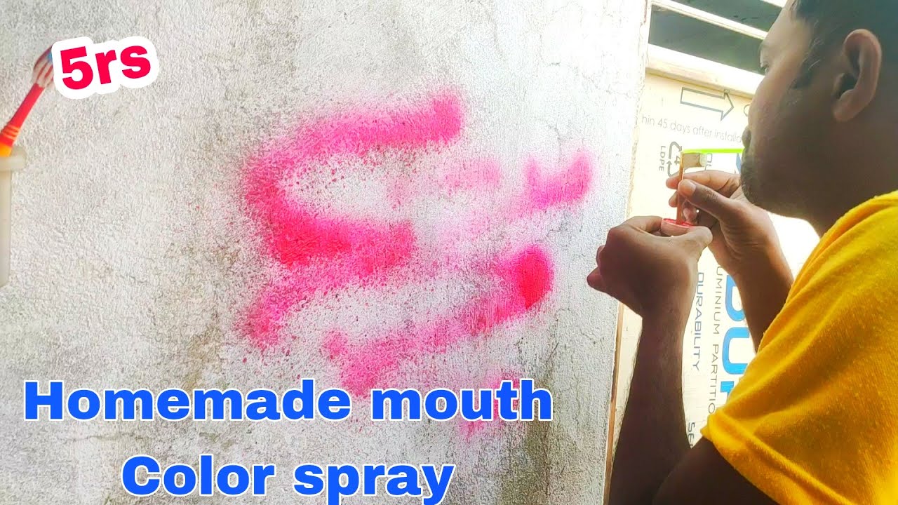DIY Mouth Color Spray pump. How to make mouth Color Spray machine. Gk ...