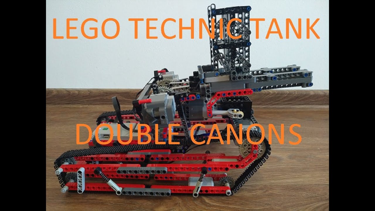 LEGO TECHNIC TANK with DOUBLE CANON - YouTube