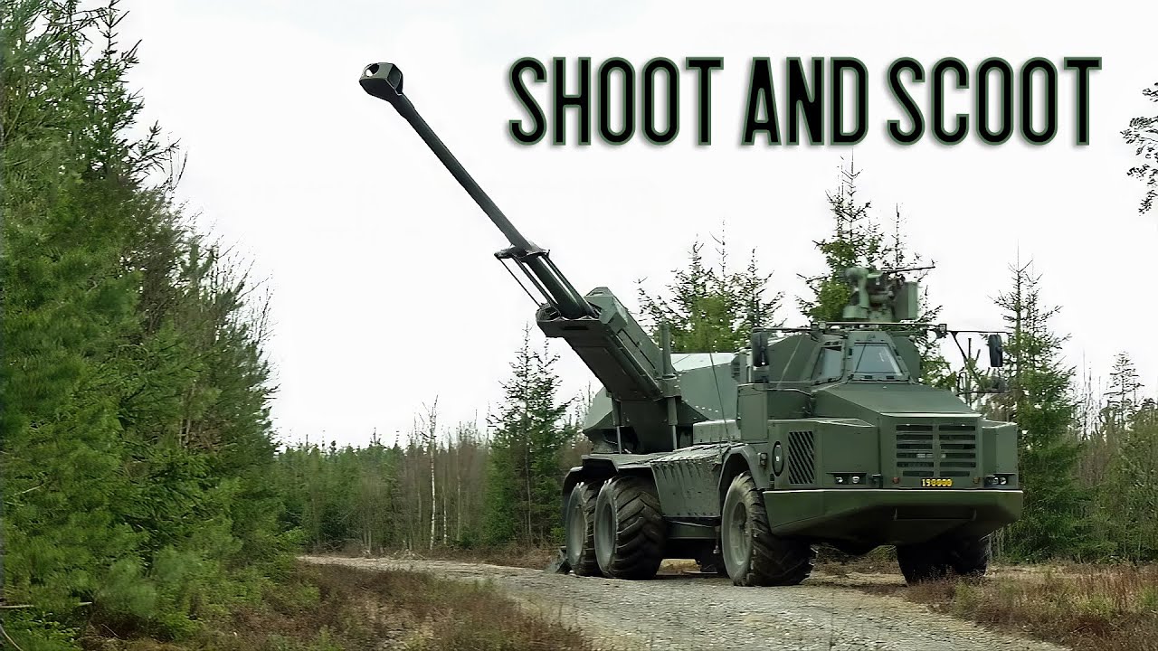 Archer Artillery 155mm Rapid-firing Self-propelled Howitzer - YouTube