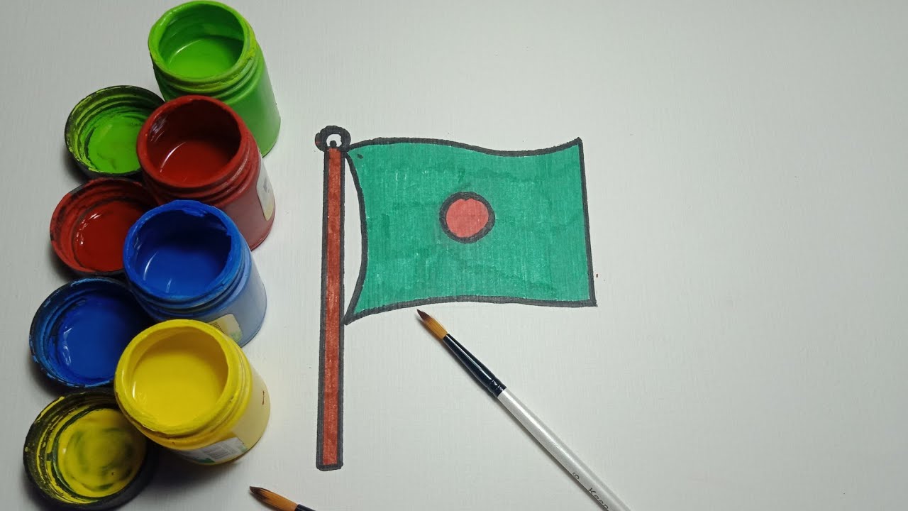 Bangladesh flag green screen, bangladesh flag drawing step by step ...