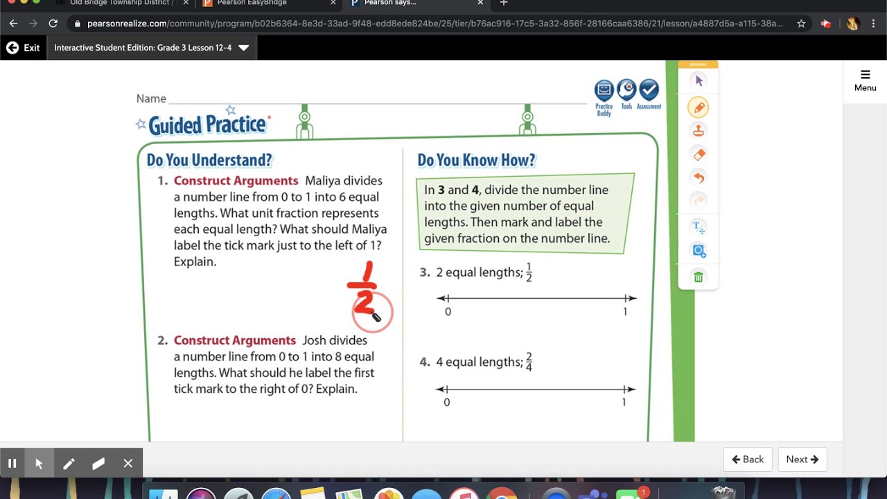 How to Use the Interactive Workbook - Math - YouTube